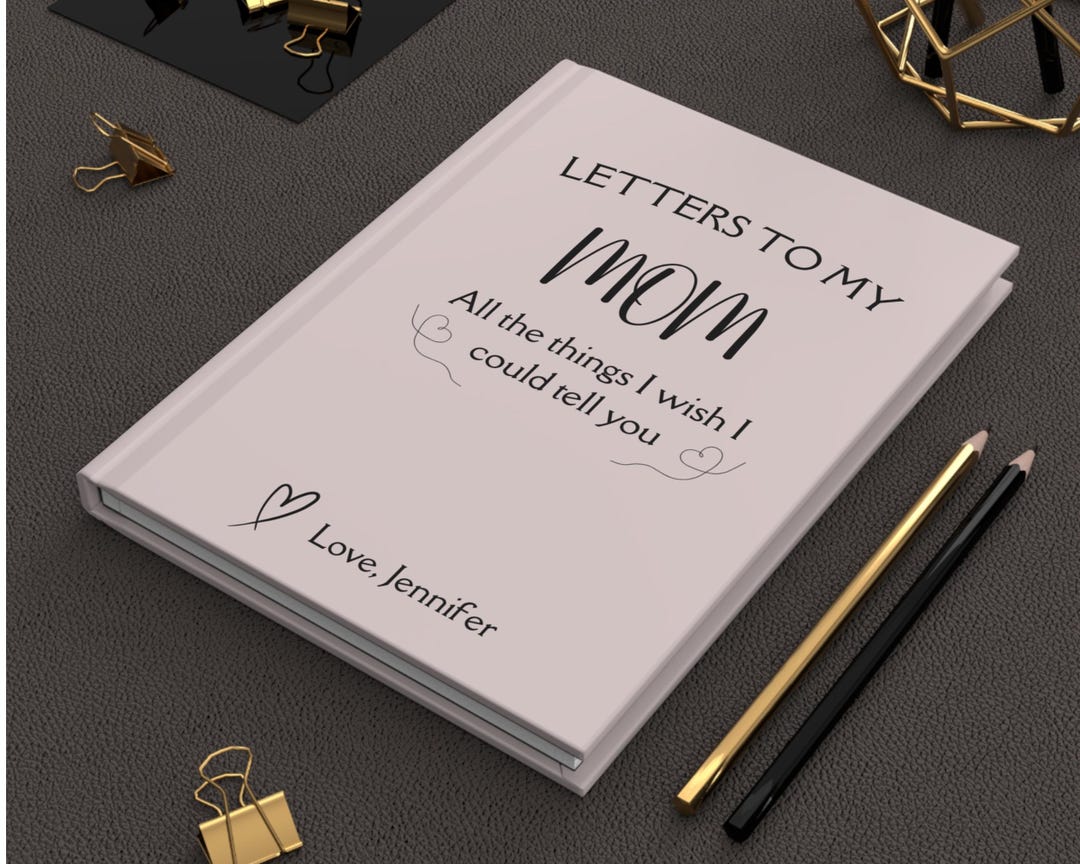 Letters to My Mom Custom Grief Journal Remembrance Mom Memorial Gift ...