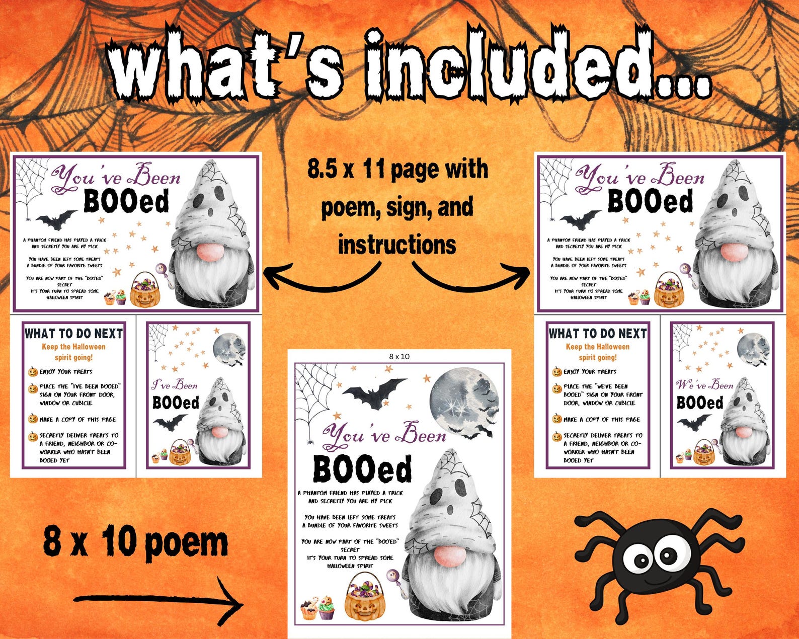 You've Been Booed Kit, Halloween Boo Basket, Boo Basket Tag, Boo Box ...