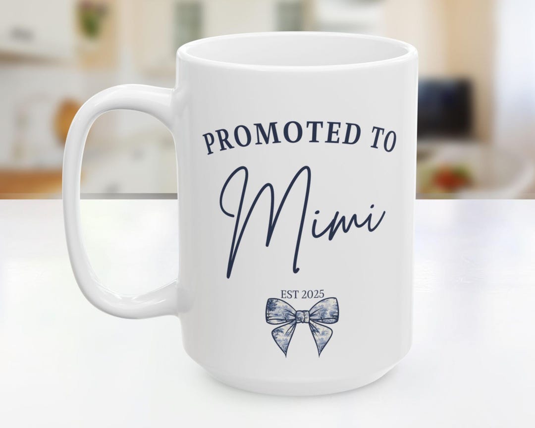 Promoted to Mimi Mug New Mimi Gifts for Pregnancy Baby Announcement ...