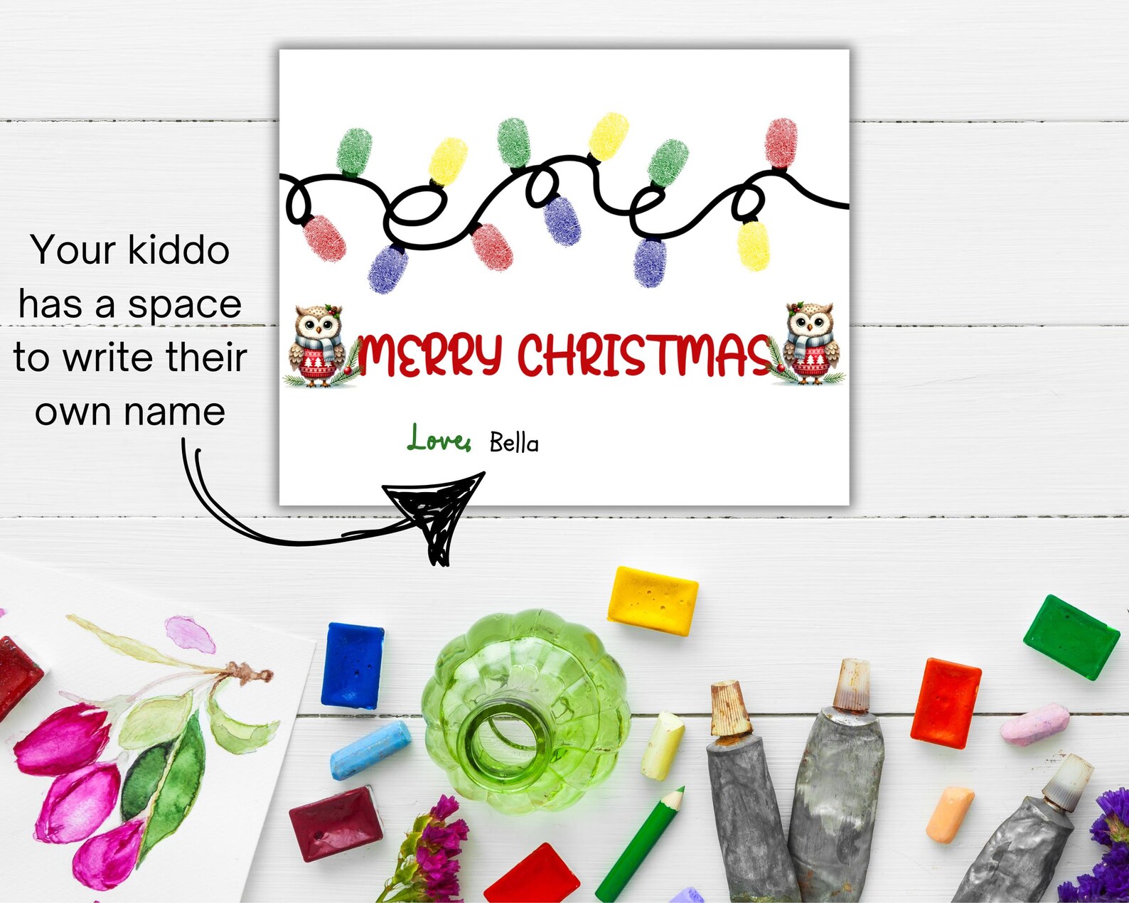 Christmas Fingerprint Art, Fingerprint Christmas Lights, Fingerprint ...