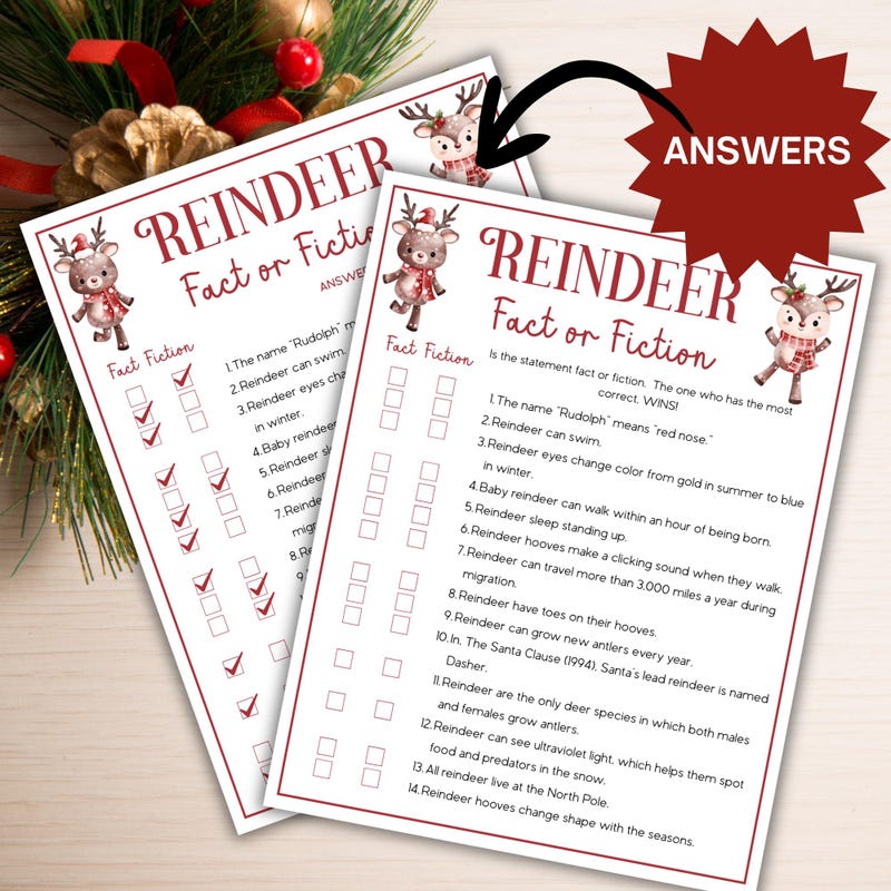 Christmas Theme Reindeer - Etsy