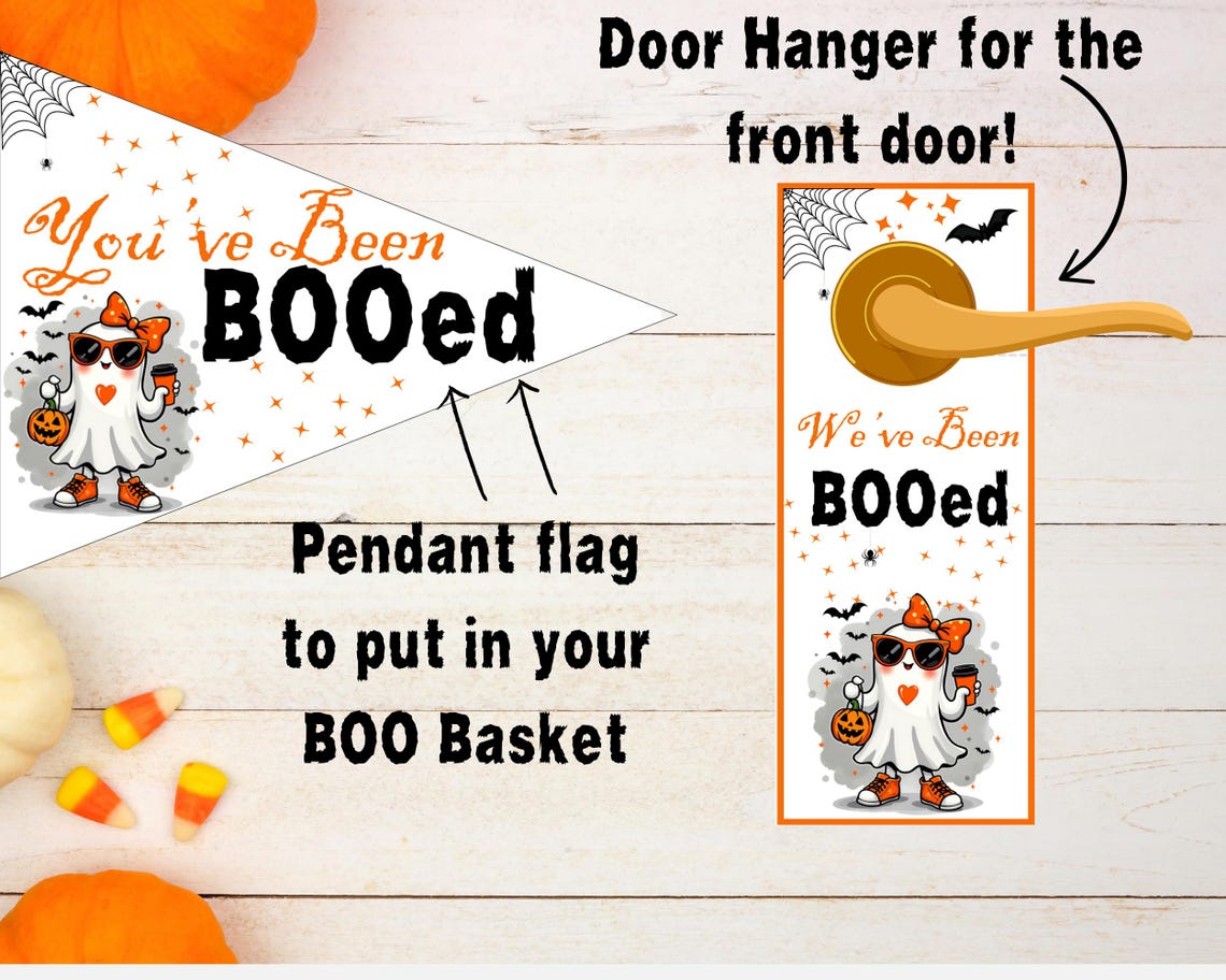 You've Been Booed Kit, Halloween Boo Basket, Boo Basket Tag, Boo Box ...