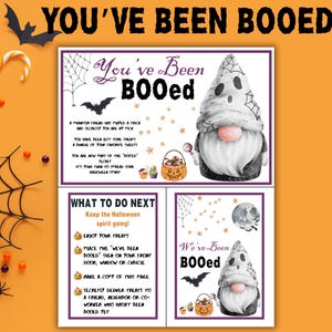 You've Been Booed Kit, Halloween Boo Basket, Boo Basket Tag, Boo Box ...