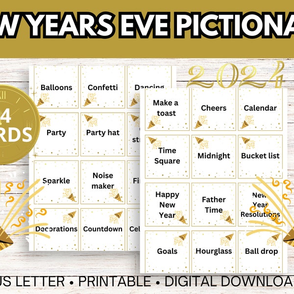 New Years Eve Games - Etsy