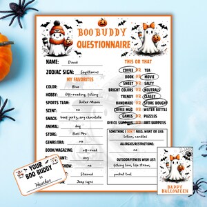 Boo Buddy Secret Halloween Work Gift Exchange You've Been Booed Gift ...