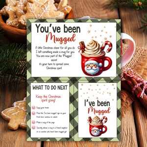You've Been Mugged Christmas Printable Gift Exchange Game, Christmas ...
