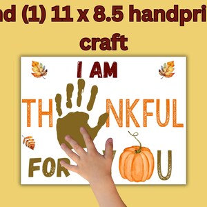 Fall Handprint Art, Woodland Animal Handprint Craft Preschool Activity ...
