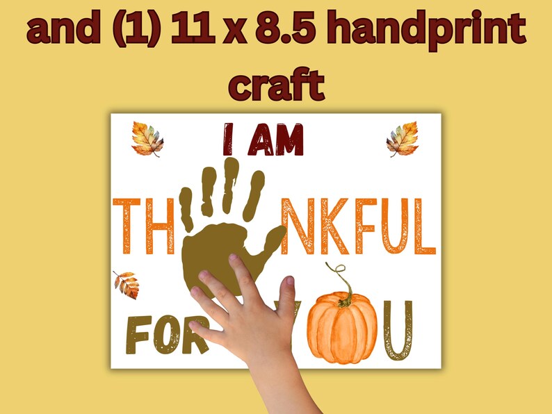 Fall Handprint Art, Woodland Animal Handprint Craft Preschool Activity ...