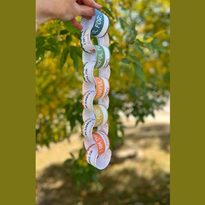 Thanksgiving Gratitude Paper Chain, Family Thanksgiving Activity ...