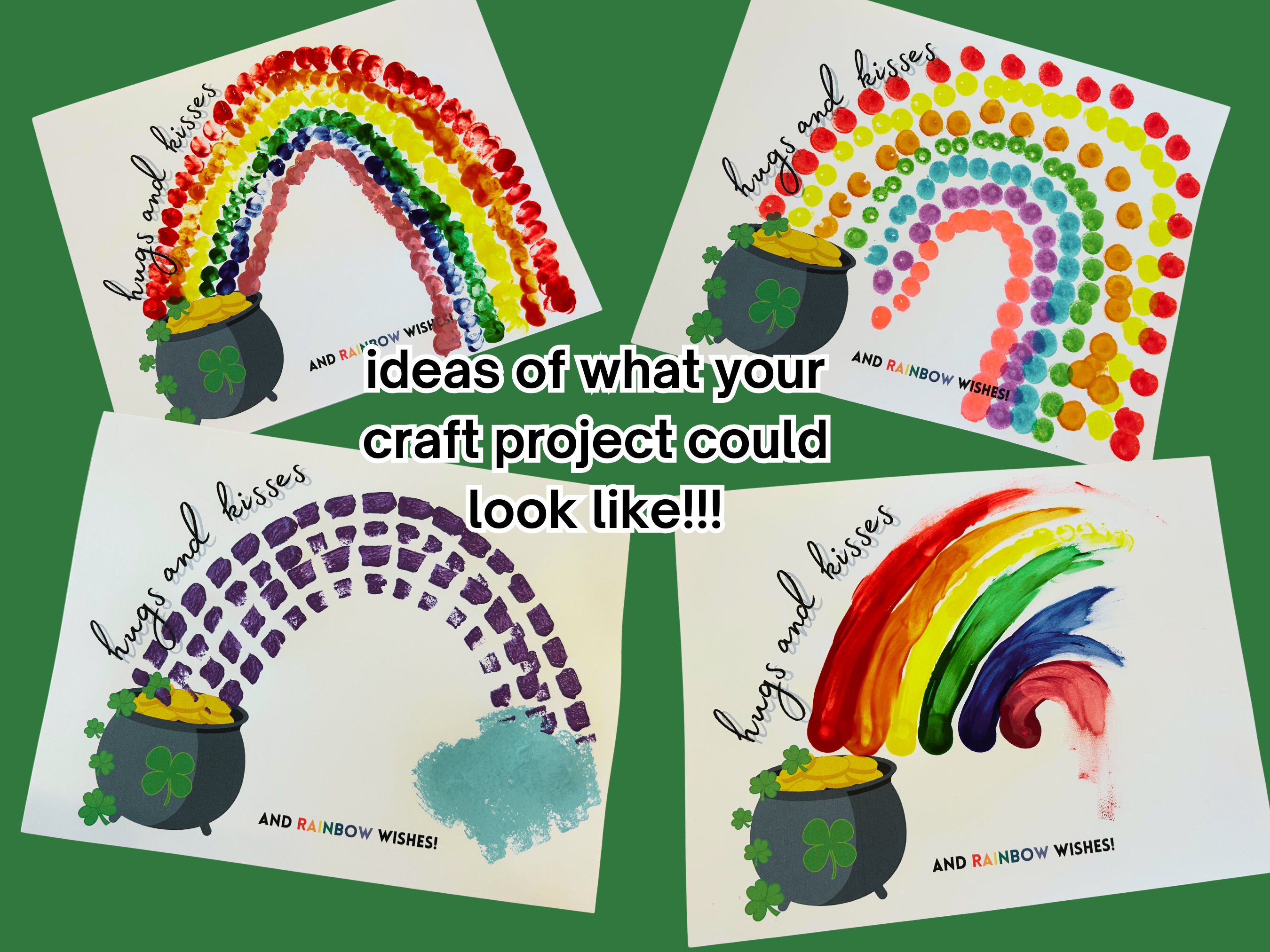 St Patrick's Day Handprint Craft for Preschool, St Patrick Homeschool ...