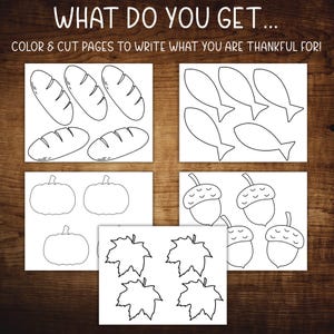 Fall Thankfulness Craft for Kids Sunday School Kids Bible Activity ...