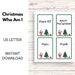 Christmas Who Am I, Christmas Party Game, Family Friendly Christmas ...