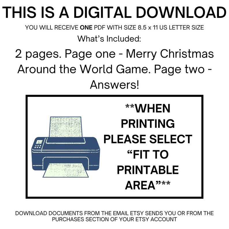 Christmas Family Game Merry Christmas Different Languages Around the ...