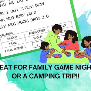 Escape Room for Kids, Printable Escape Room Kit, Wilderness Camp Escape ...