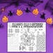 Halloween Placemat, Halloween Coloring Activity Placemat, Halloween ...