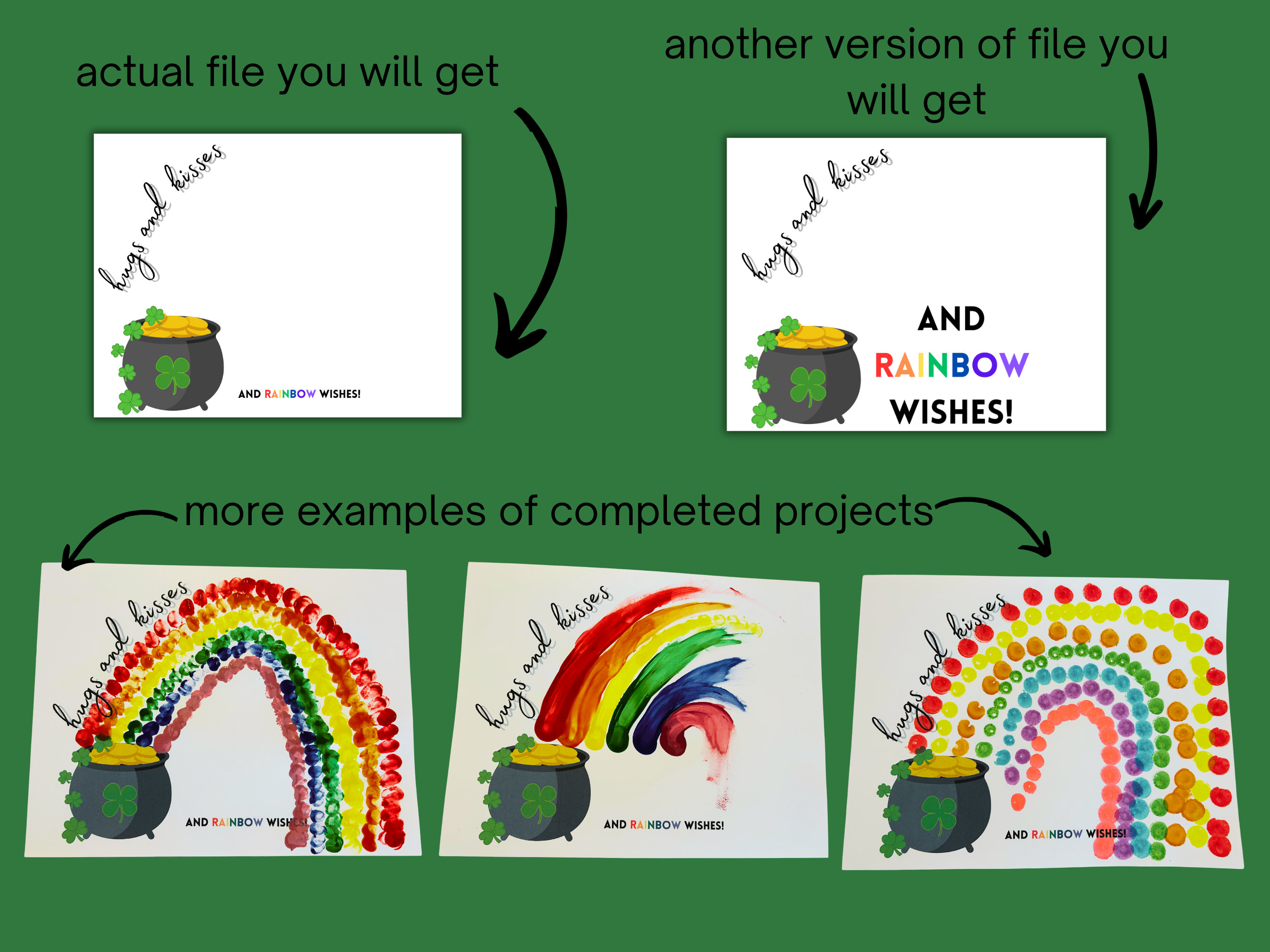 St Patrick's Day Handprint Craft for Preschool, St Patrick Homeschool ...