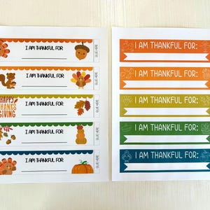 Thanksgiving Gratitude Paper Chain, Family Thanksgiving Activity ...