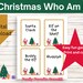 Christmas Who Am I, Christmas Party Game, Family Friendly Christmas ...