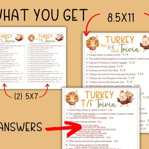 Turkey Trivia, Thanksgiving Trivia Game, Classroom Games, Turkey Quiz ...