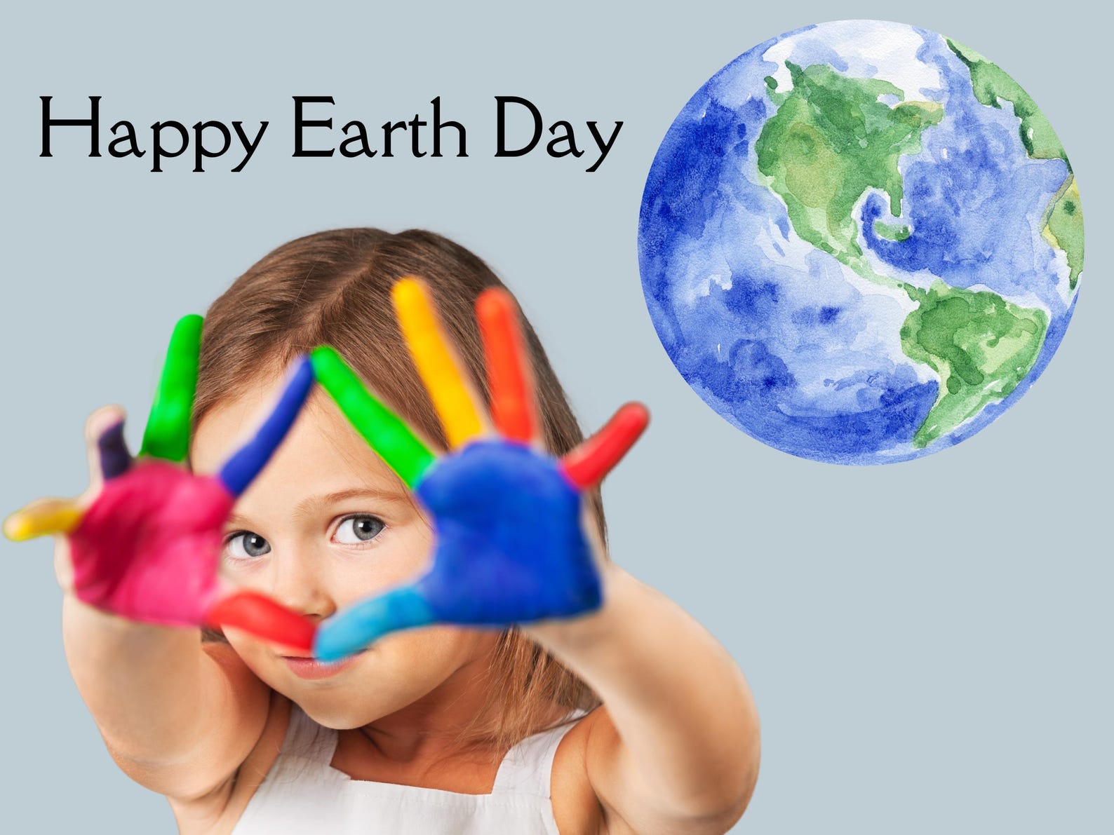 Earth Day Handprint Art Craft for Homeschool Activity Earth Day ...