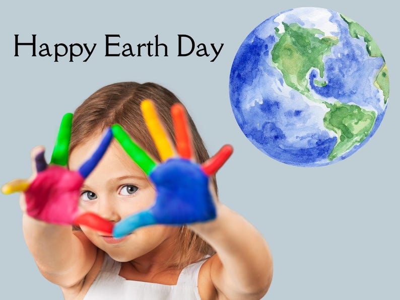 Earth Day Handprint Art Craft for Homeschool Activity Earth Day ...