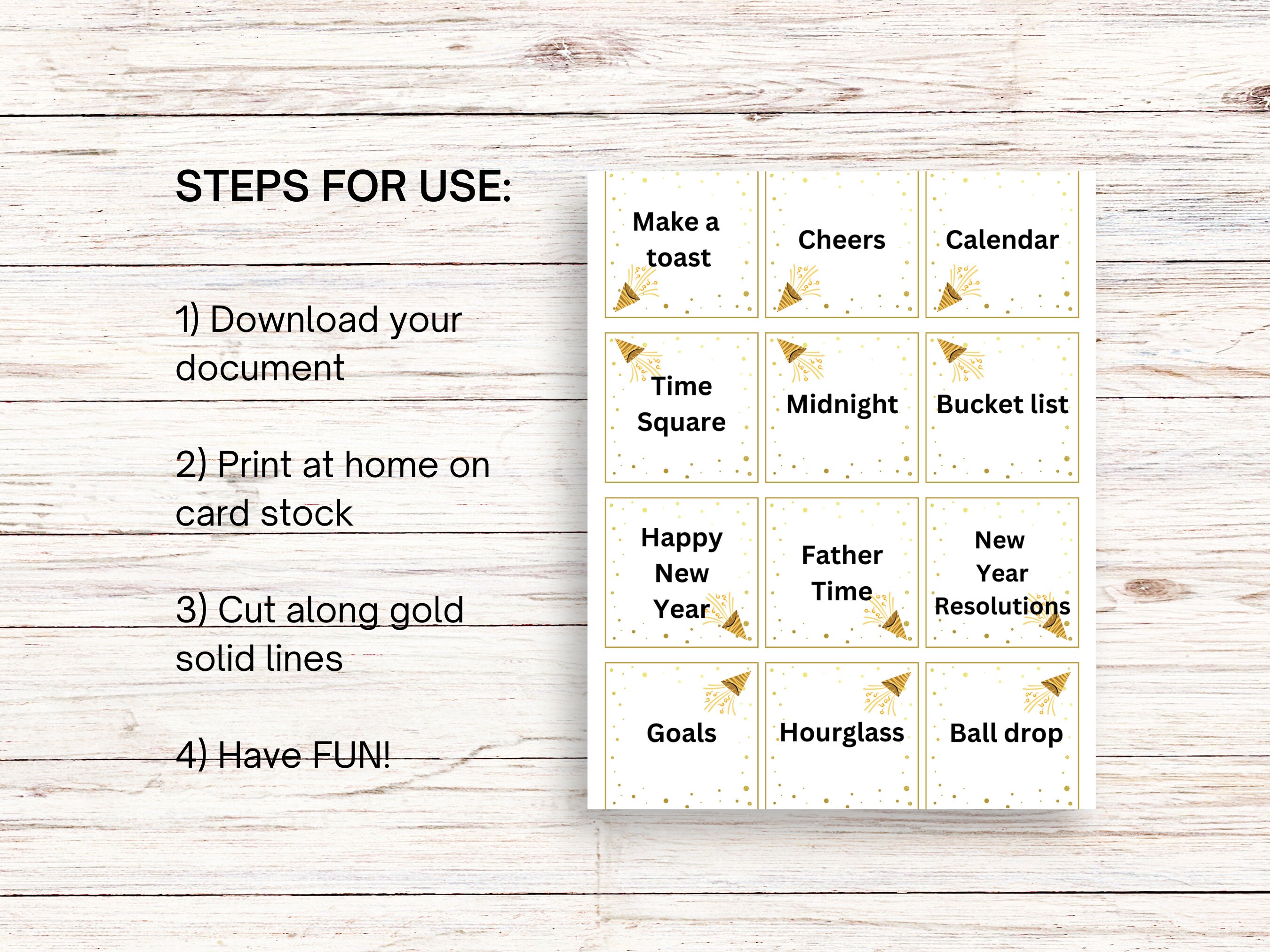 New Year's Eve Drawing Game, NYE Drawing Game, Kids New Years Eve ...