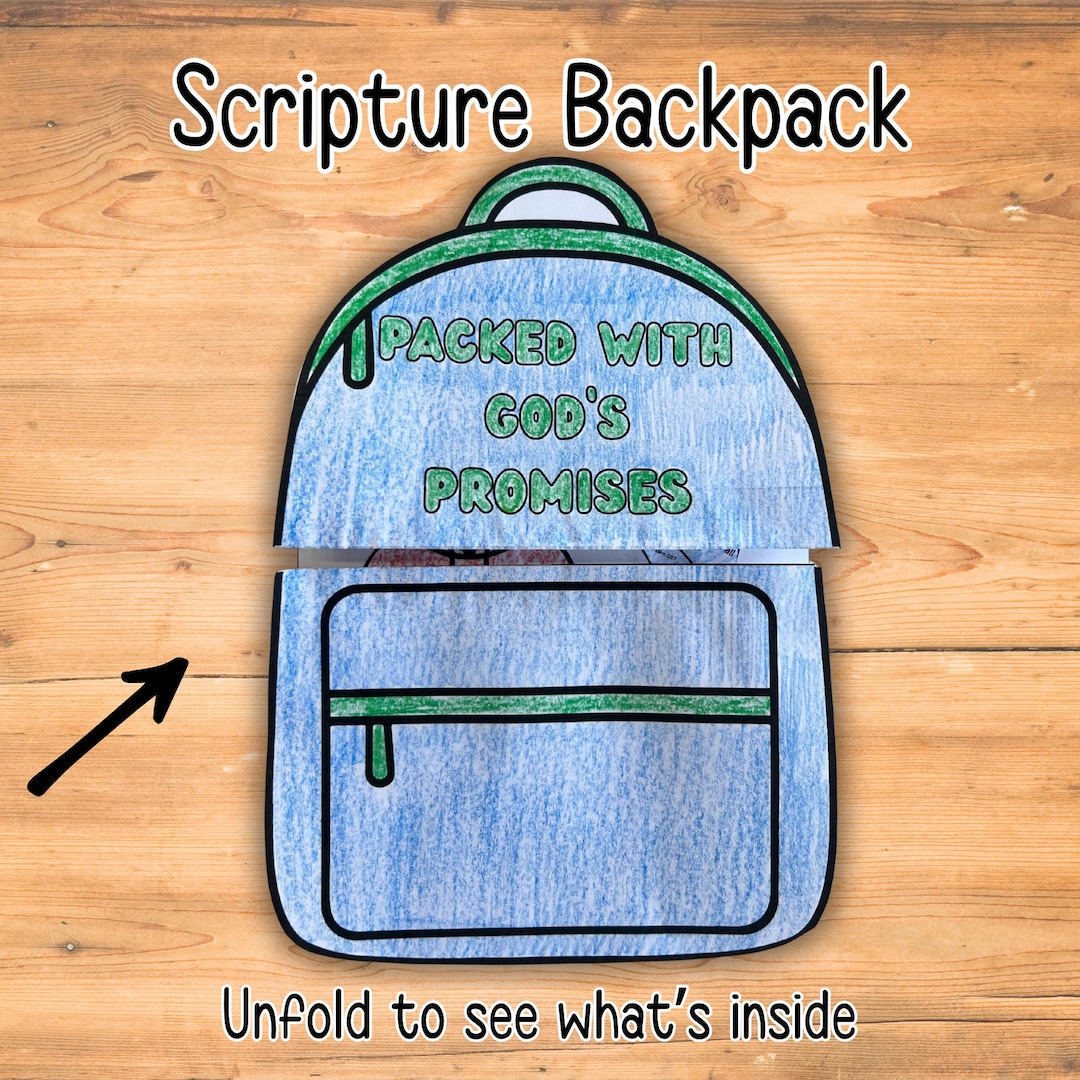 Vacation Bible School Activity Coloring Cut and Paste Foldable Craft ...