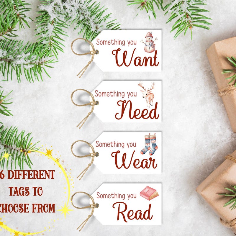 Printable Gift Tag - 60+ Gift Ideas for 2025