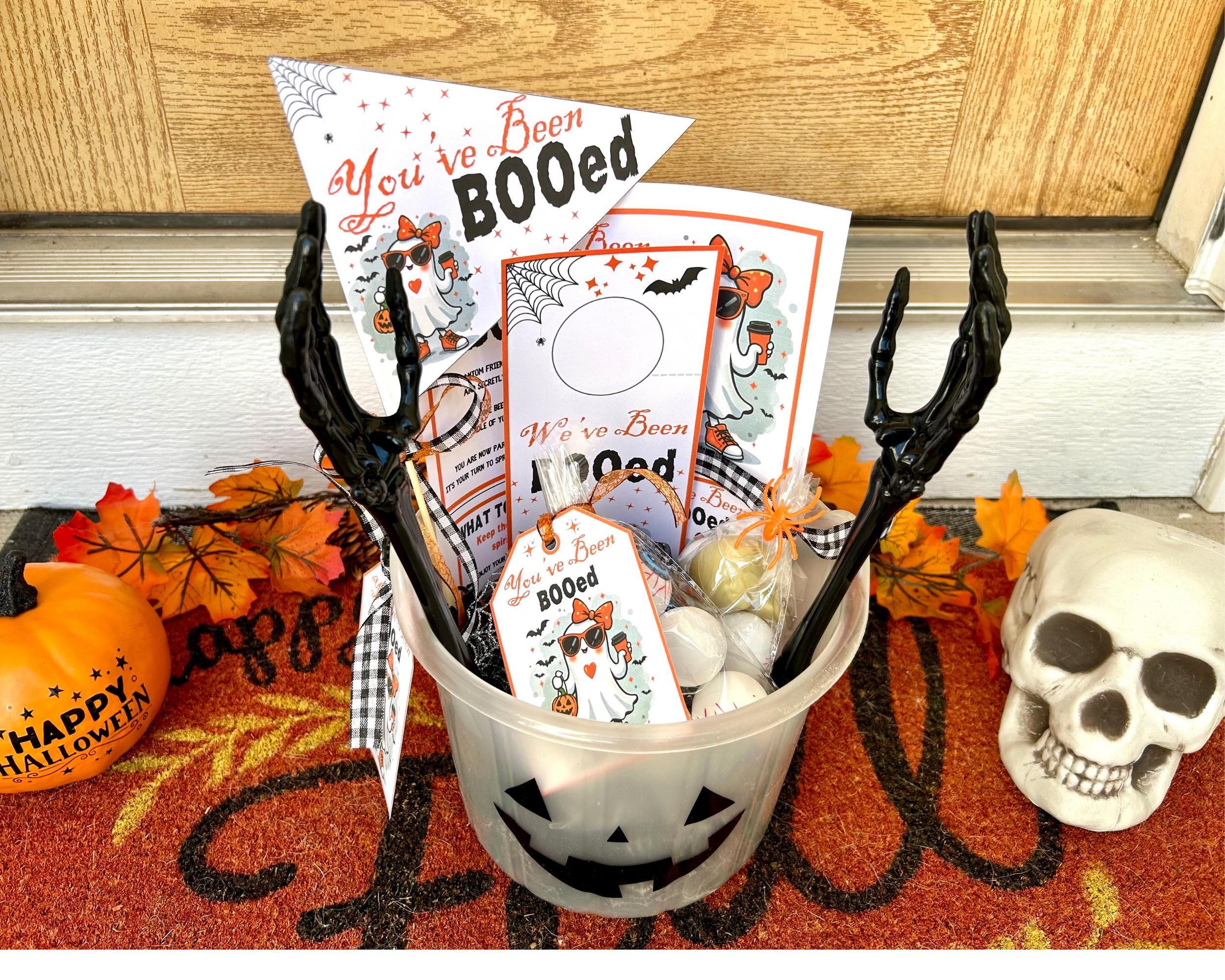 You've Been Booed Kit, Halloween Boo Basket, Boo Basket Tag, Boo Box ...
