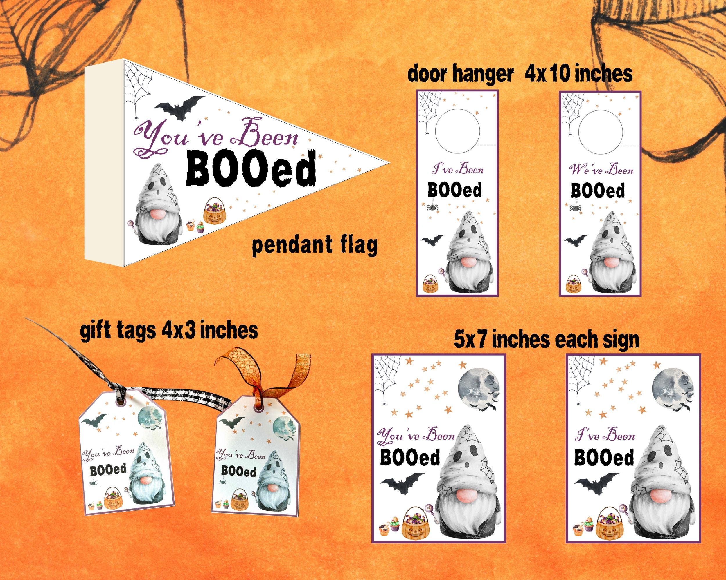 You've Been Booed Kit, Halloween Boo Basket, Boo Basket Tag, Boo Box ...