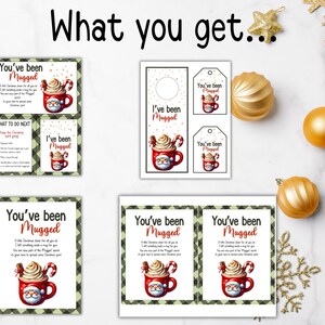 You've Been Mugged Christmas Printable Gift Exchange Game, Christmas ...