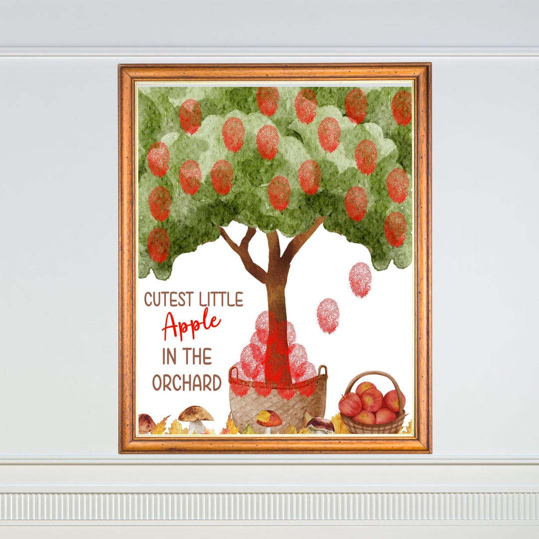 Fall Fingerprint Tree Handprint Craft Keepsake Handprint Poem Fall ...