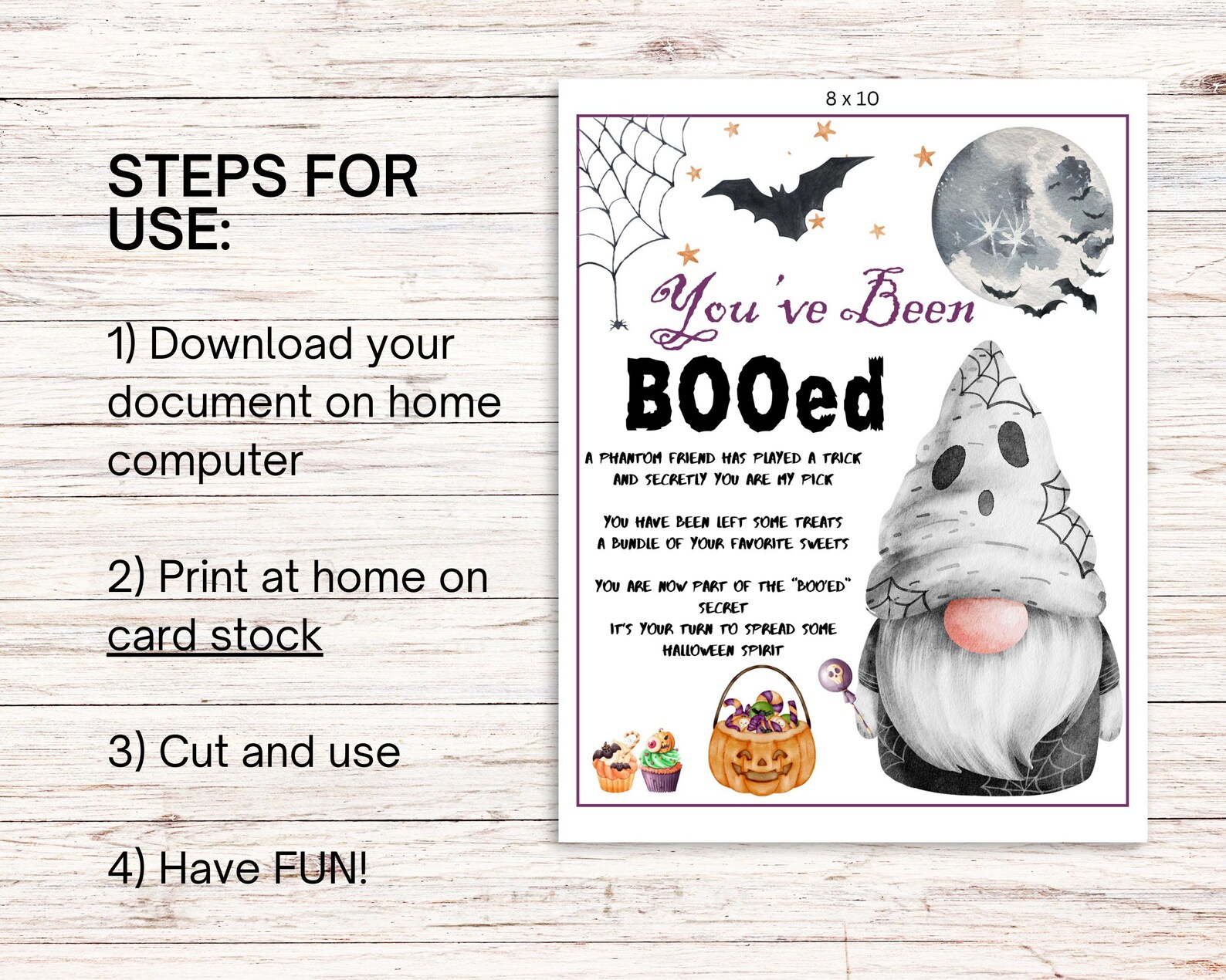 You've Been Booed Kit, Halloween Boo Basket, Boo Basket Tag, Boo Box ...