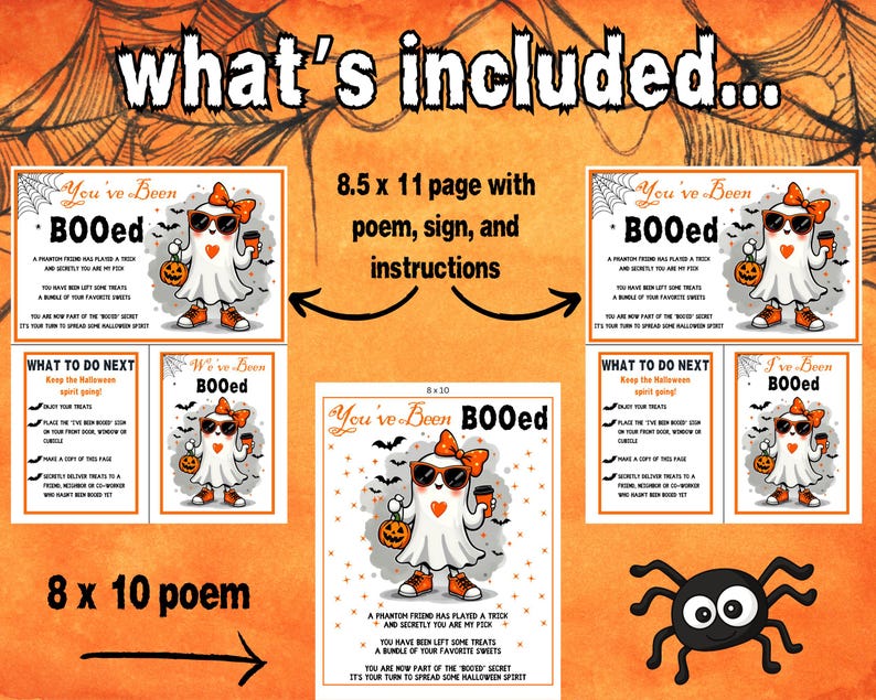 You've Been Booed Kit, Halloween Boo Basket, Boo Basket Tag, Boo Box ...