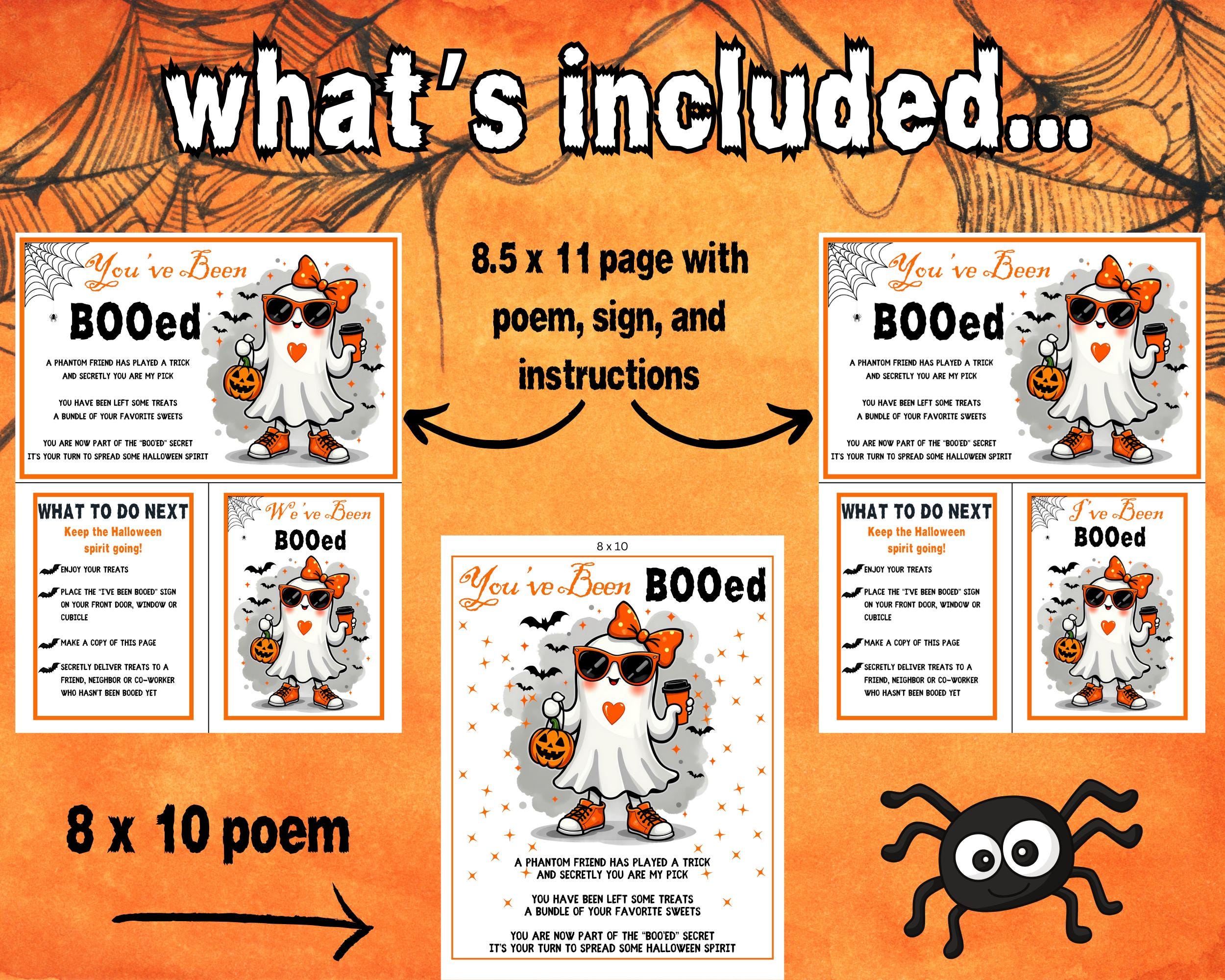 You've Been Booed Kit, Halloween Boo Basket, Boo Basket Tag, Boo Box ...