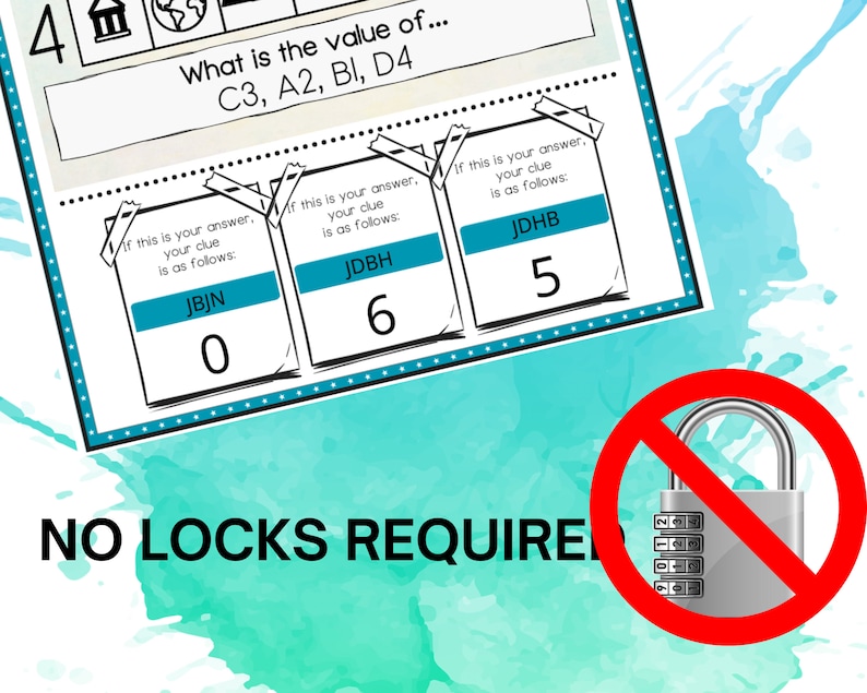 Escape Room for Kids, Printable Escape Room Kit, Library Escape Room ...