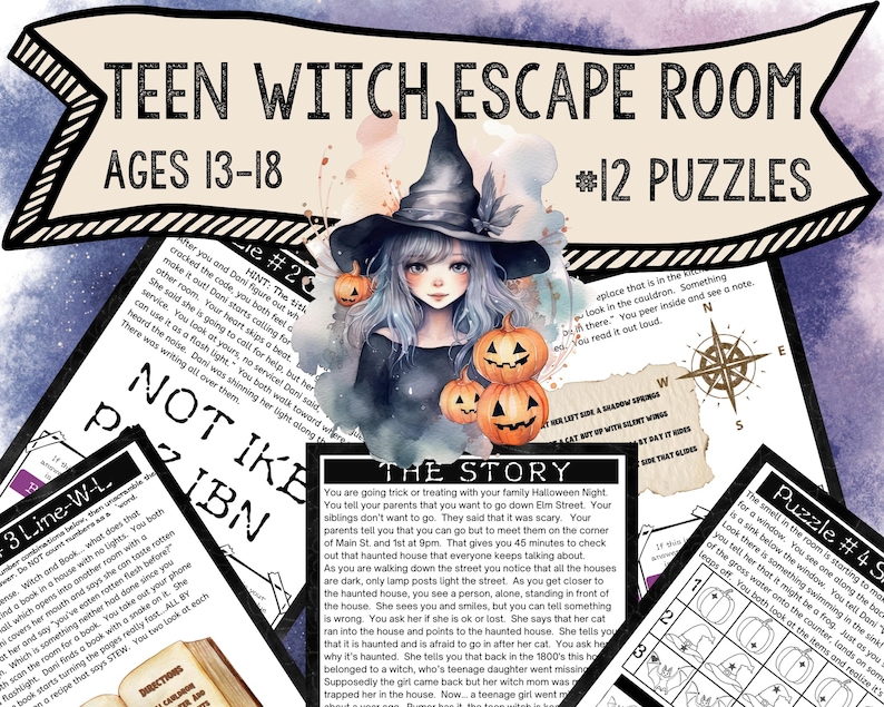 Teen Witch Escape Room, Escape Room, Teen Escape Room, Teen Games ...