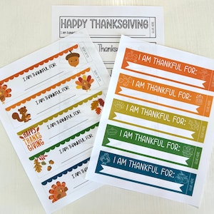Thanksgiving Gratitude Paper Chain, Family Thanksgiving Activity ...