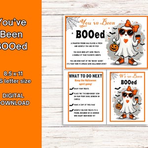 You've Been Booed Kit, Halloween Boo Basket, Boo Basket Tag, Boo Box ...