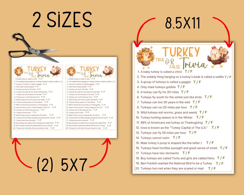 Turkey Trivia, Thanksgiving Trivia Game, Classroom Games, Turkey Quiz ...