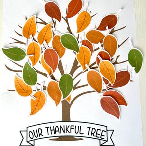 Gratitude Tree Activity, Kids Thanksgiving Activity, Thanksgiving ...