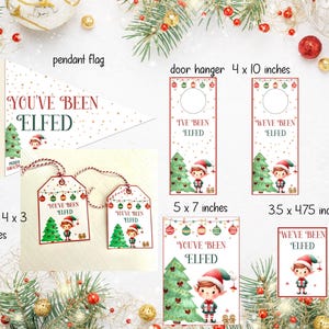 You've Been Elfed, Elf Kit Printable, We've Been Elfed, Elf Your ...