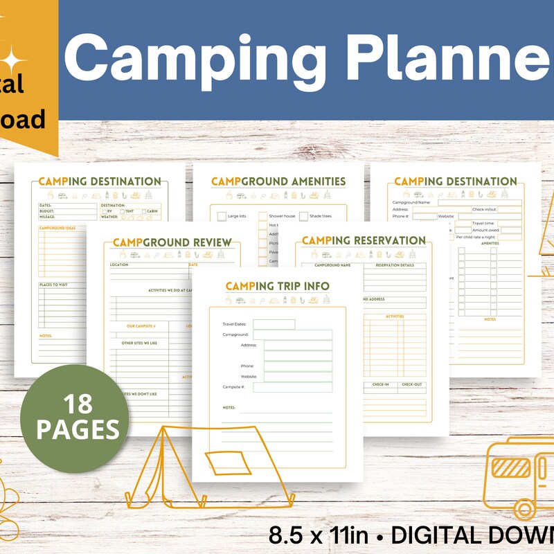 Rv Travel Planner - Etsy