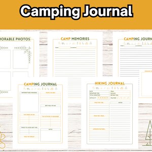 Camping Journal, Adventure Journal, RV Travel Journal, Travel Journal ...