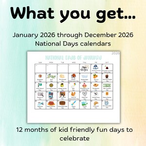 National Days Teaching Resource Preschool Teacher Calendar Classroom ...