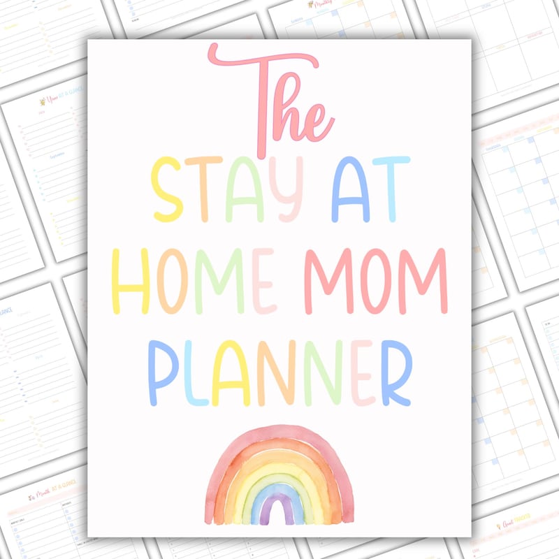 Stay at Home Mom Planner - Etsy