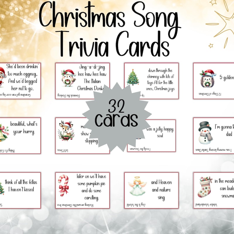 Christmas Song Game - Etsy