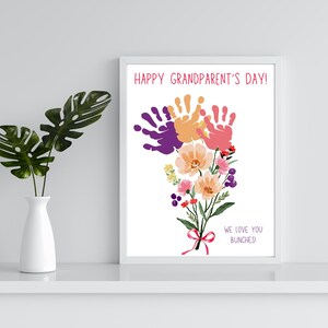 Grandparent's Day Handprint Craft, Grandparent's Day Craft, DIY Gift ...