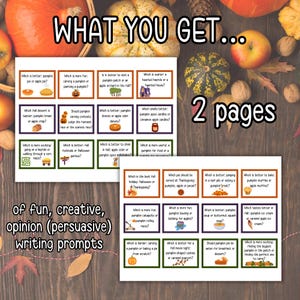 Homeschool Writing Prompts Homeschooler Resource Fall Would You Rather ...