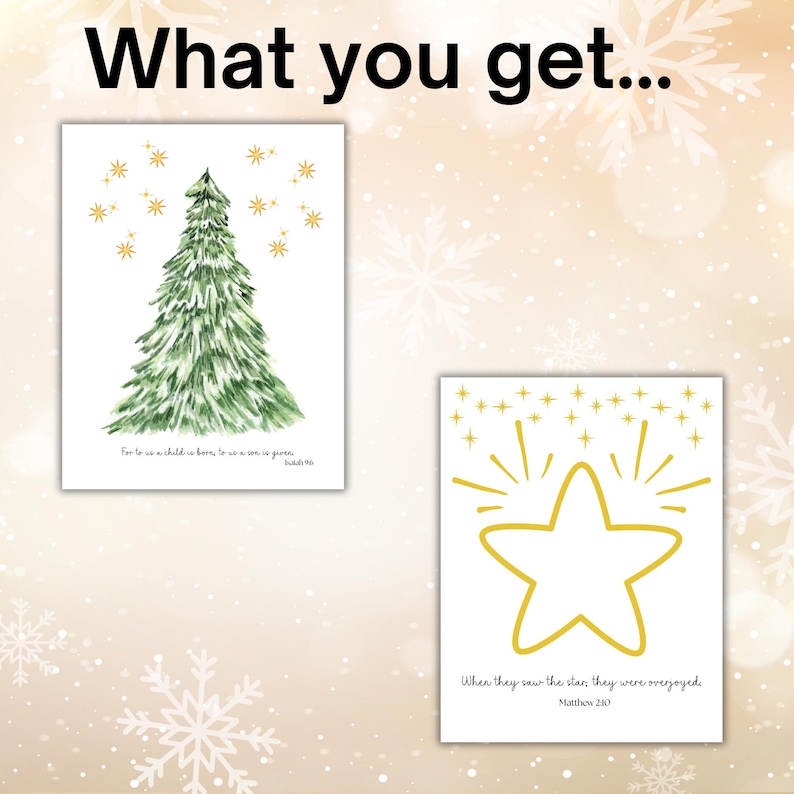 Christian Christmas Fingerprint Art Keepsake Fingerprints Craft ...
